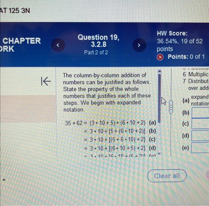 Solved Question 19, 3.2.8 Part 2 of 2 HW Score: 36.54%,19 of | Chegg.com Solved Question 19, 3.2.8 Part 2 of 2 HW Score: 36.54%,19 of | Chegg.com