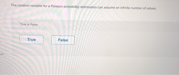 Solved The random variable for a Poisson probability | Chegg.com
