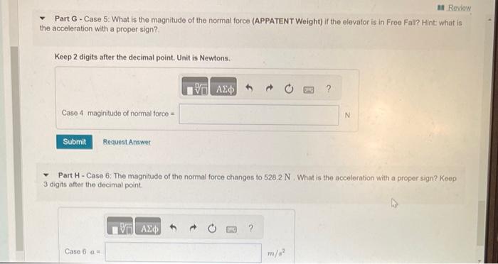 Solved Apparent Weight (Scale in an Elevator) Application of | Chegg.com