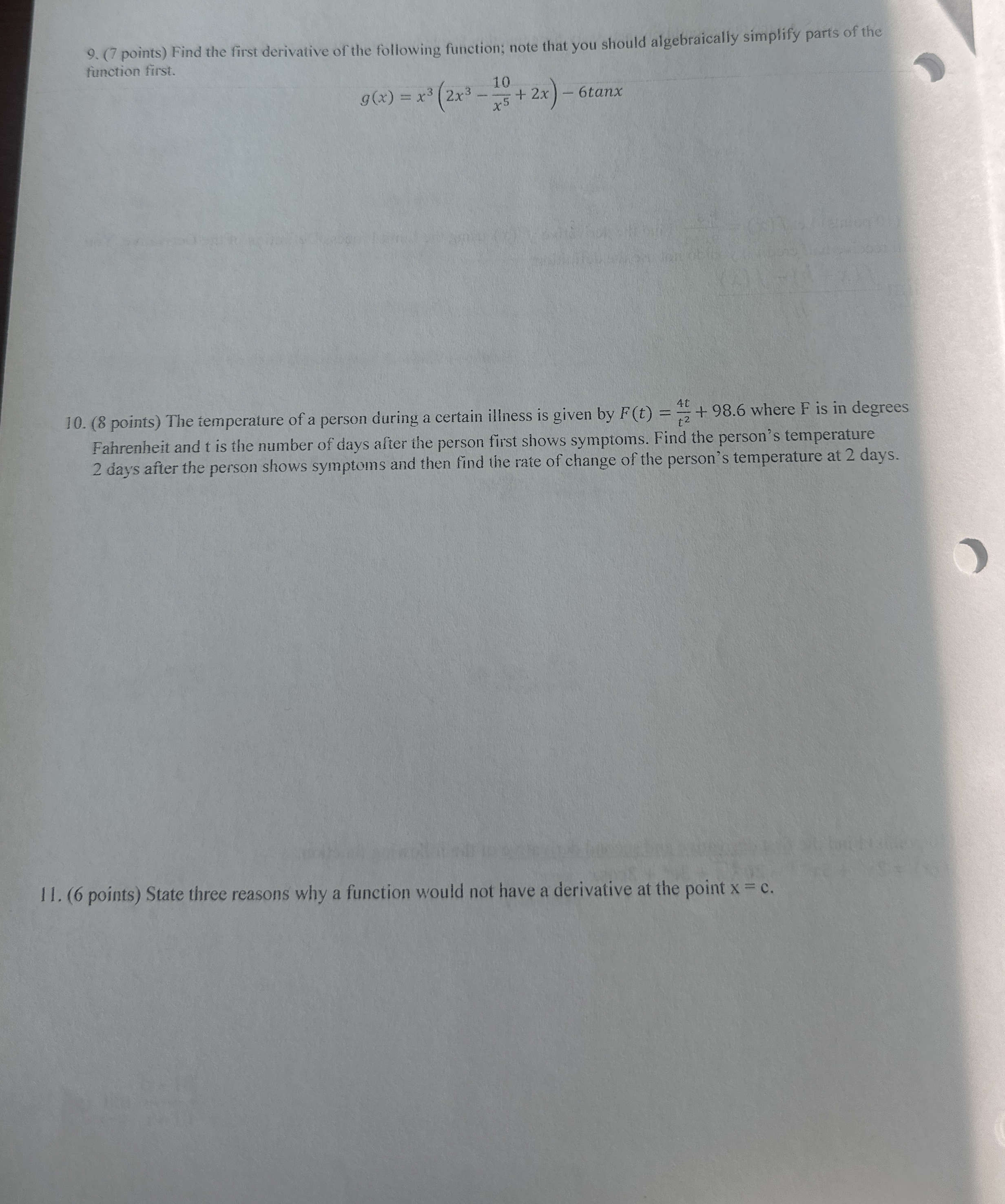Solved solve all please!! (7 ﻿points) ﻿Find the first | Chegg.com