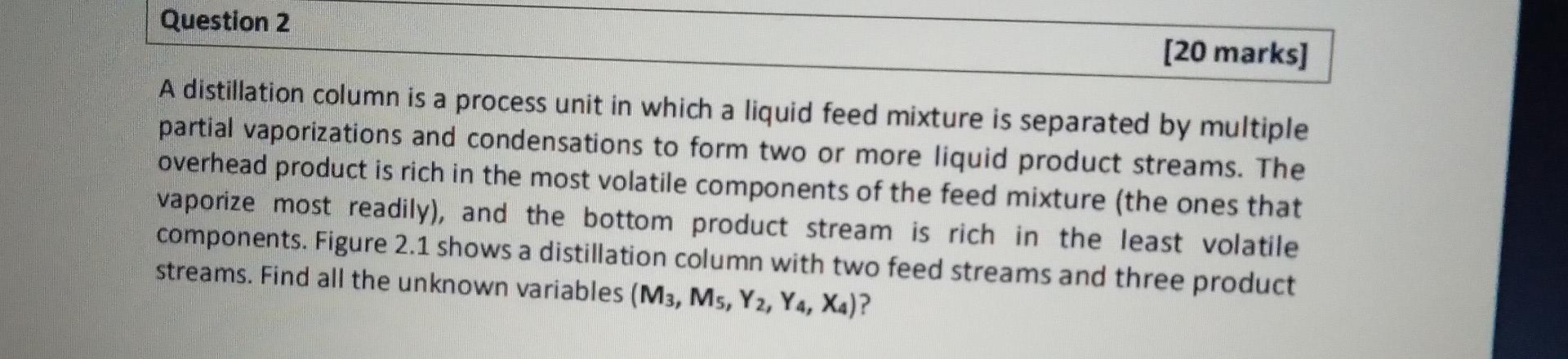 Solved Agaseous mixture (F) consists of 16 mol%CS2 and 84 | Chegg.com