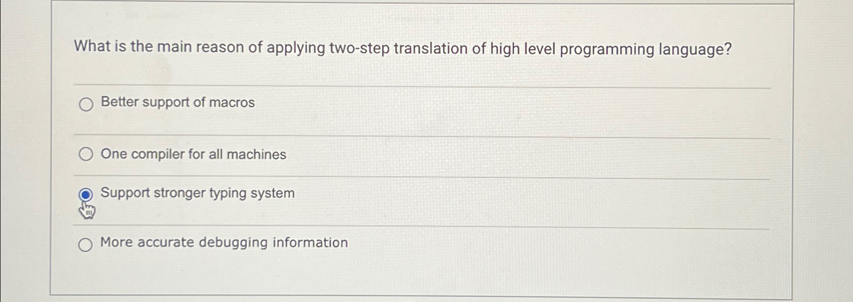 Solved What is the main reason of applying two-step | Chegg.com