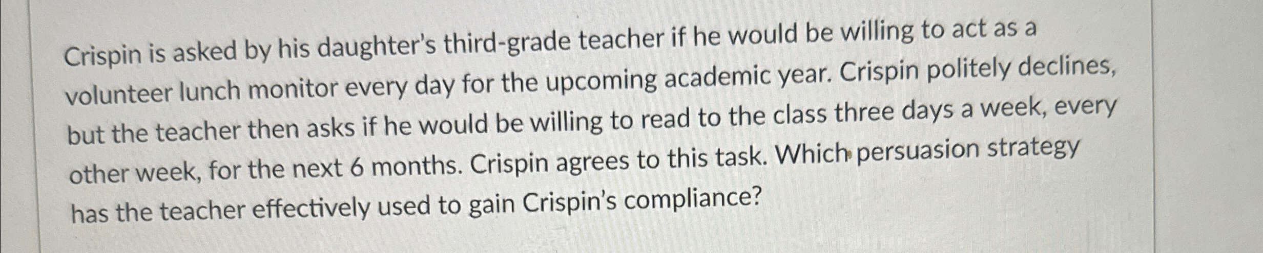 Solved Crispin is asked by his daughter's third-grade | Chegg.com
