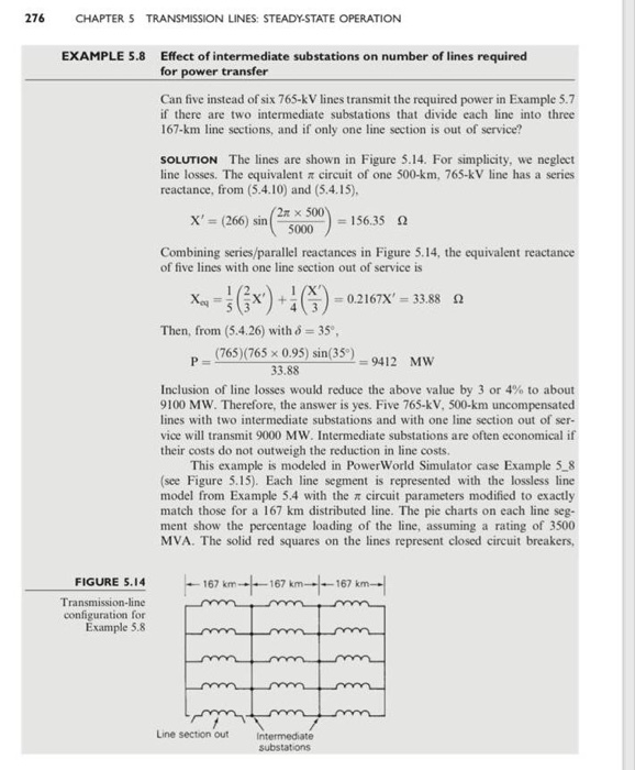Solved PW 5.53 Open Power World Simulator case Example 5_8. | Chegg.com