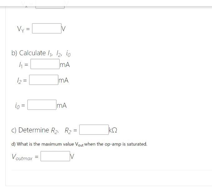 Solved R2 R +Vs 12 Vy Vout 10 -Vs R 1 The circuit shown uses | Chegg.com