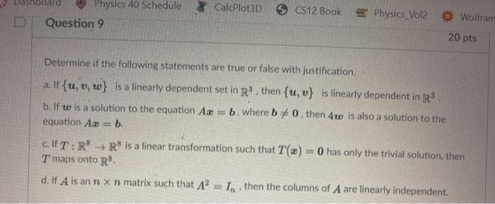 Solved % CalcPlot3D Dashboard Physics 40 Schedule D Question | Chegg.com