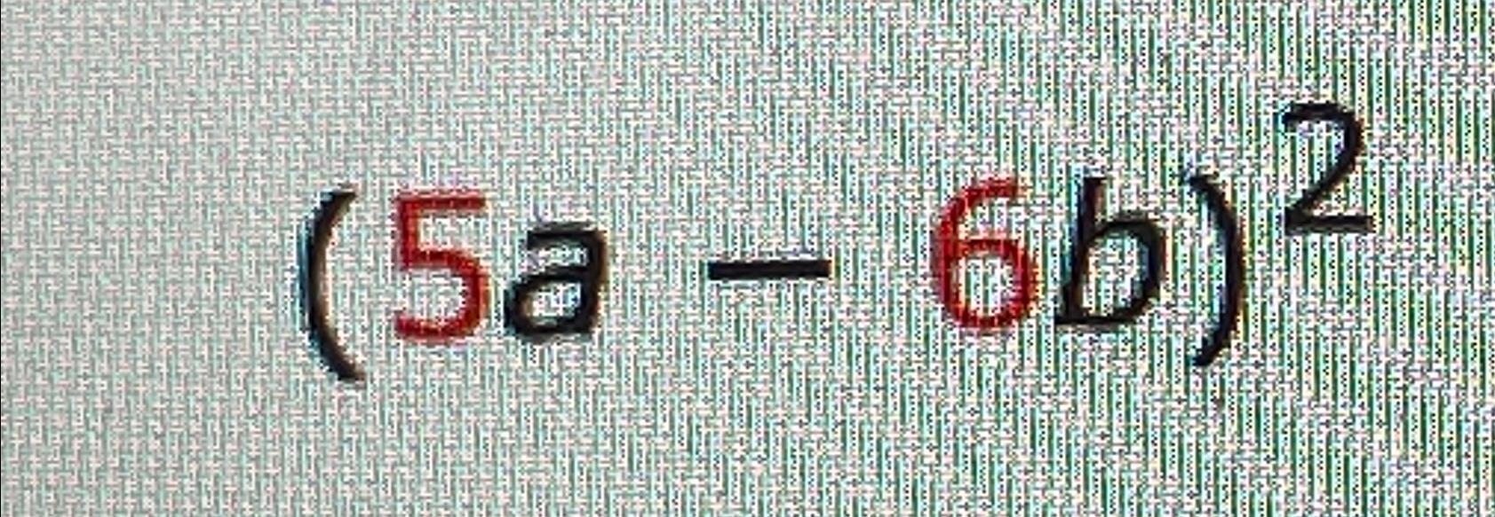 Solved (5a-6b)2 | Chegg.com