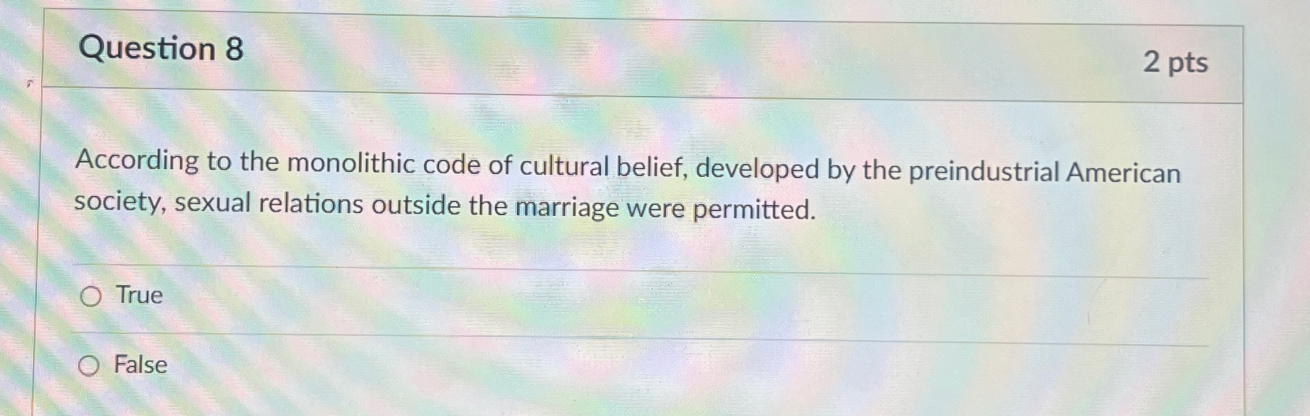 Solved Question 82 ﻿ptsAccording to the monolithic code of | Chegg.com