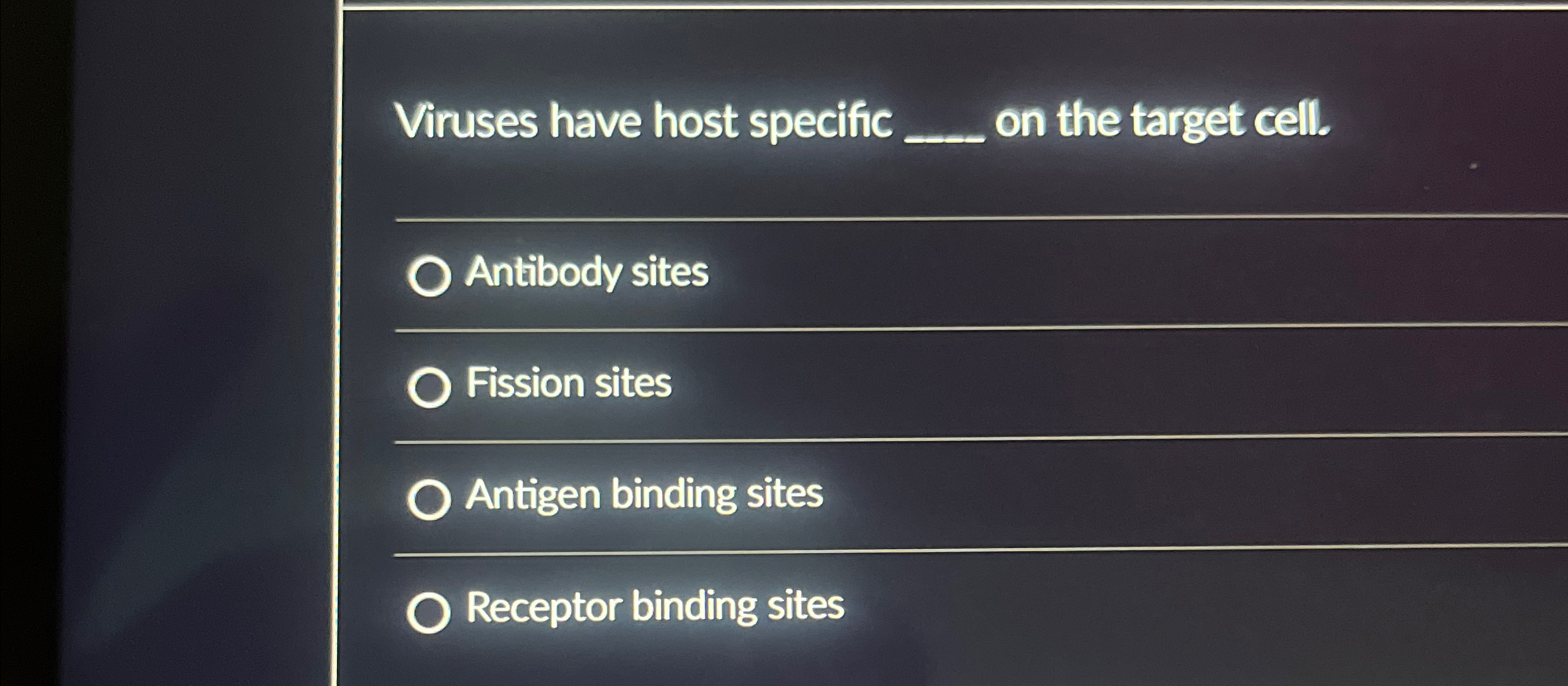 Solved Viruses have host specific q, ﻿on the target | Chegg.com