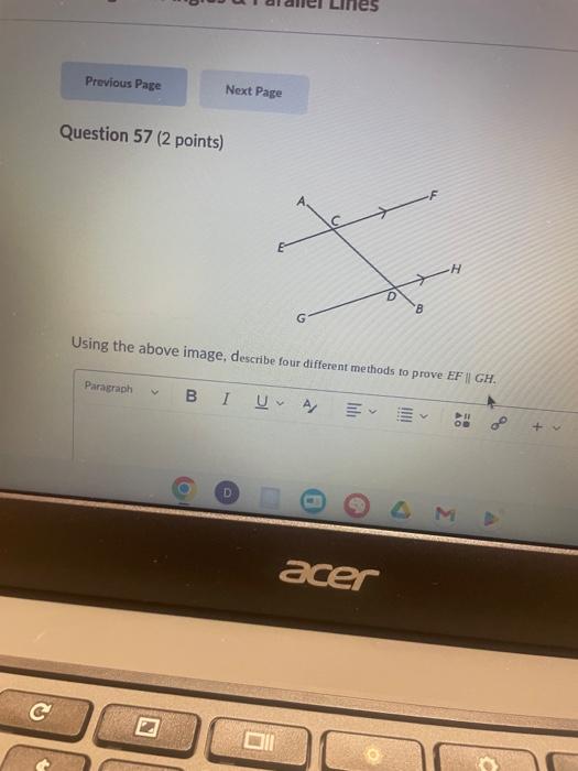 Solved Question 57 ( 2 points) Using the above image, | Chegg.com