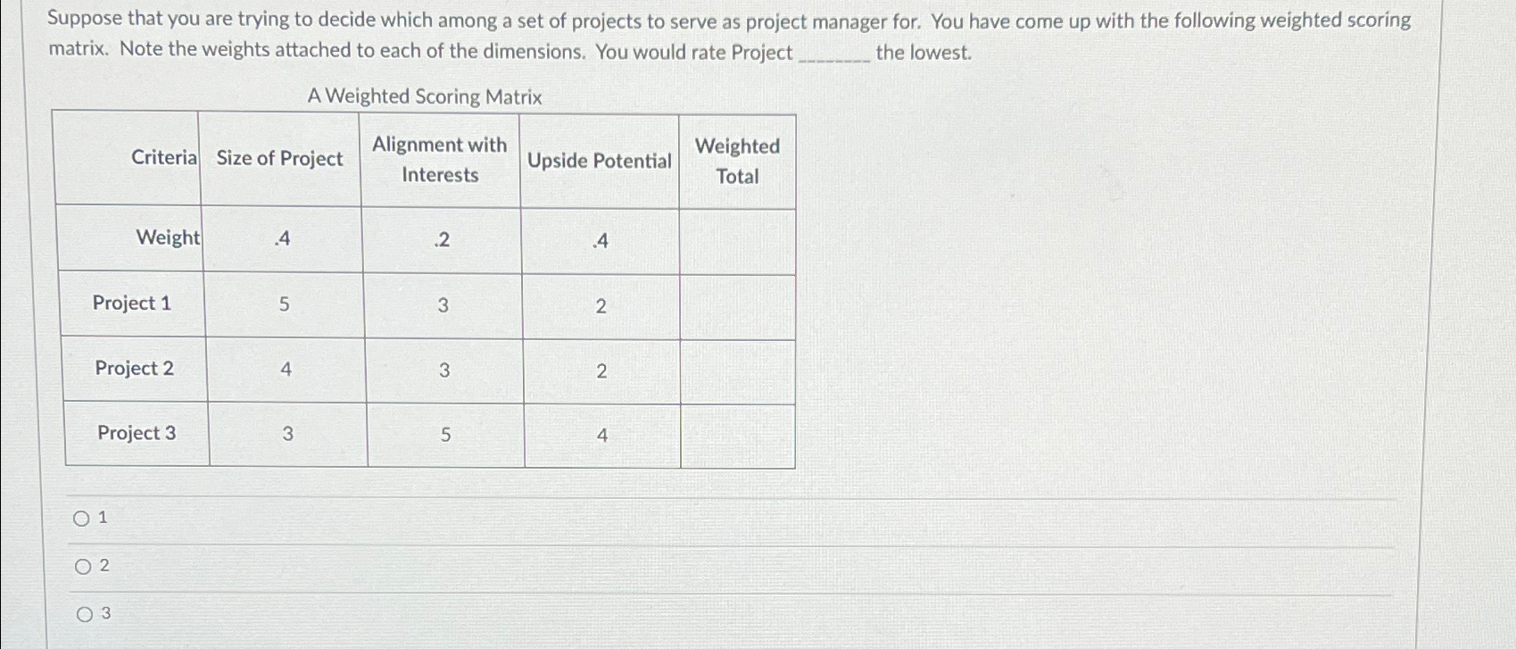 Solved Suppose that you are trying to decide which among a | Chegg.com