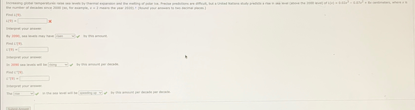 Solved the number of decades since 2000 (so, ﻿for example, | Chegg.com