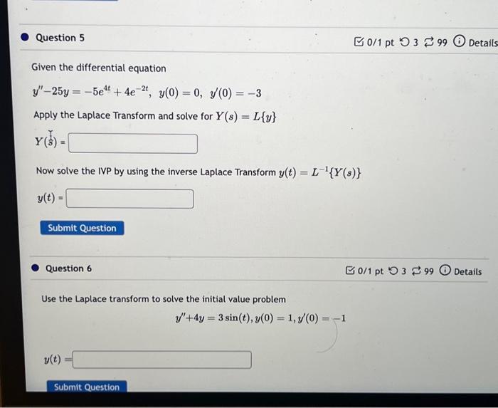 Solved Given the differential equation | Chegg.com