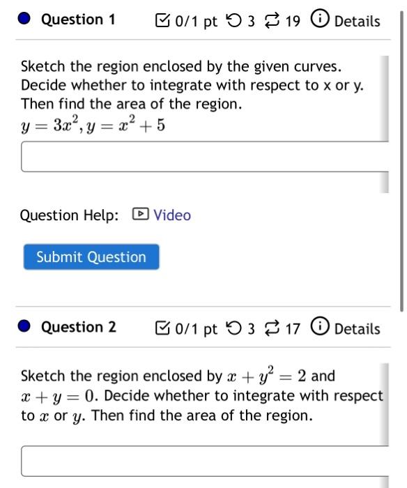 Solved Sketch the region enclosed by the given curves. | Chegg.com