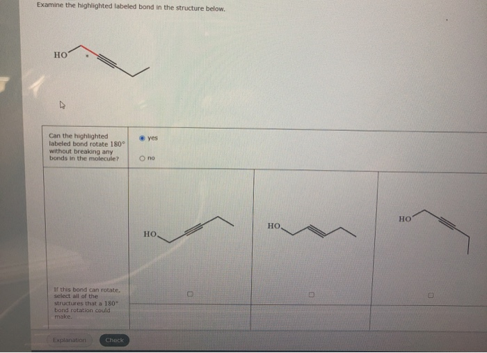 Solved Examine the highlighted labeled bond in the structure | Chegg.com Solved Examine the highlighted labeled bond in the structure | Chegg.com