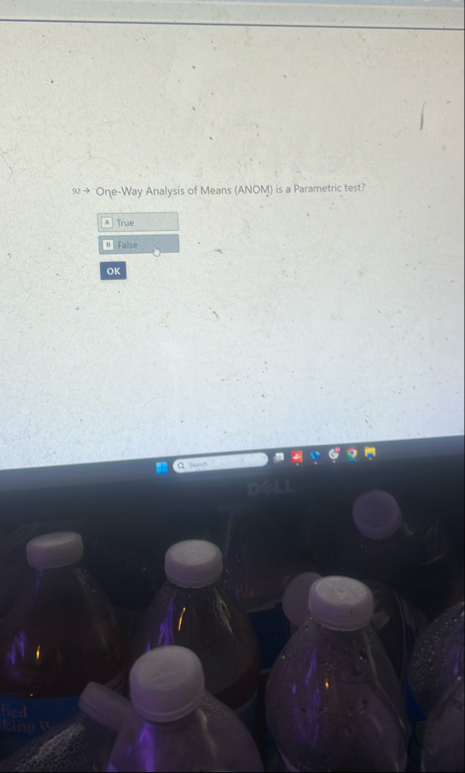 Solved 92→ ﻿One-Way Analysis of Means (ANOM) ﻿is a | Chegg.com