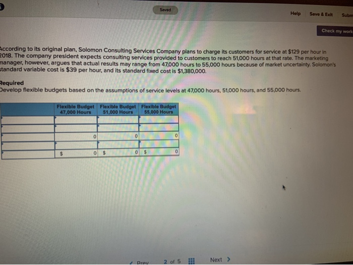 Solved Help Save & Exit Subm Check my work According to its | Chegg.com