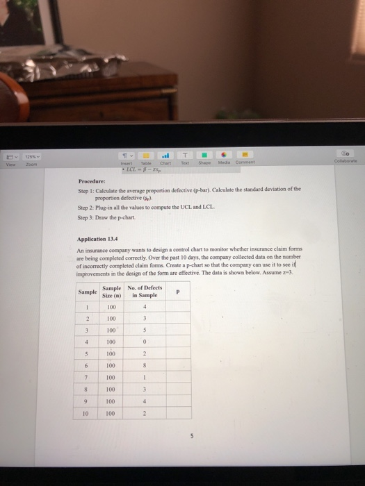 Solved Procedure: Step 1: Calculate the mean (X-bar) and | Chegg.com