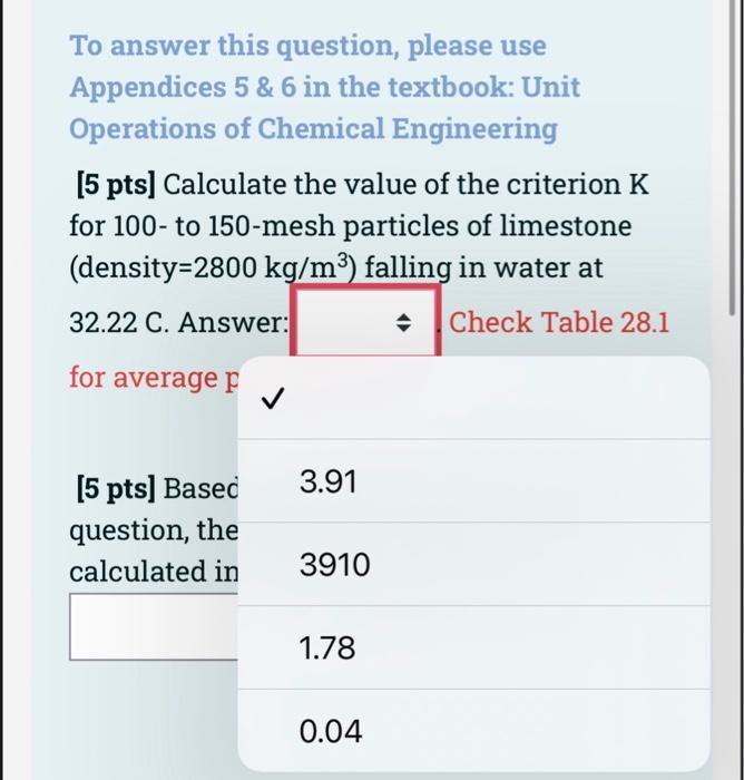Solved To answer this question, please use Appendices 5&6 in | Chegg.com