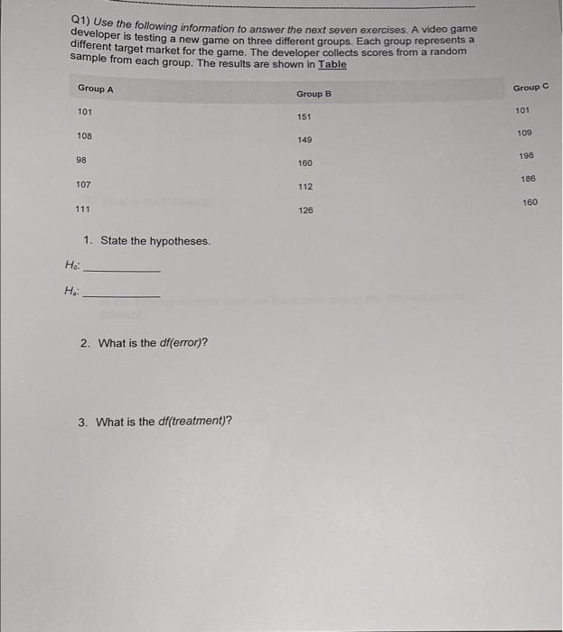 21) Use the following information to answer the next | Chegg.com