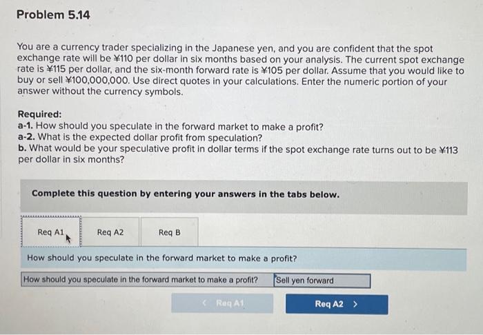 Solved You are a currency trader specializing in the | Chegg.com