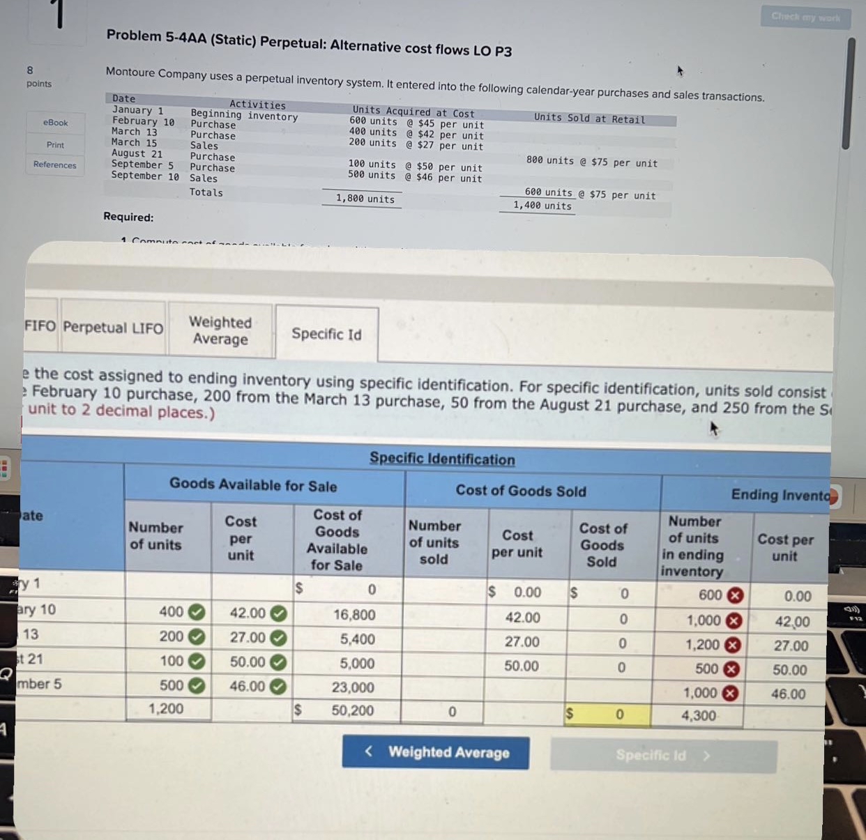 Solved Need help with the COGS AND ENDING INVENTORY PART | Chegg.com