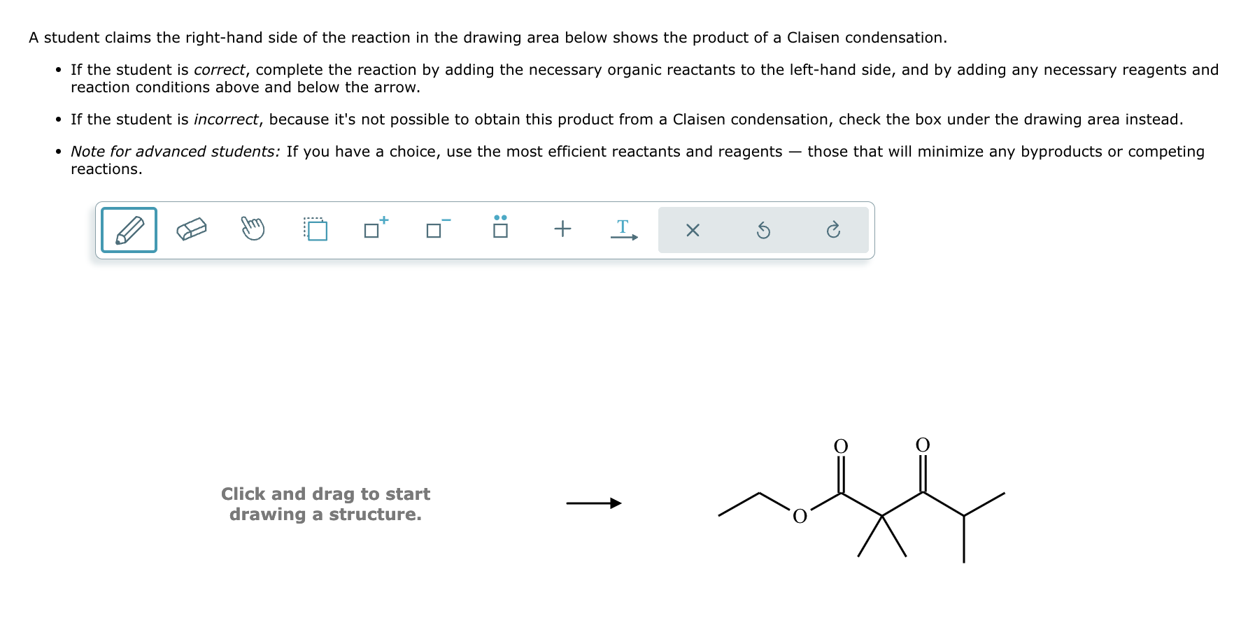Solved A student claims the right-hand side of the reaction | Chegg.com