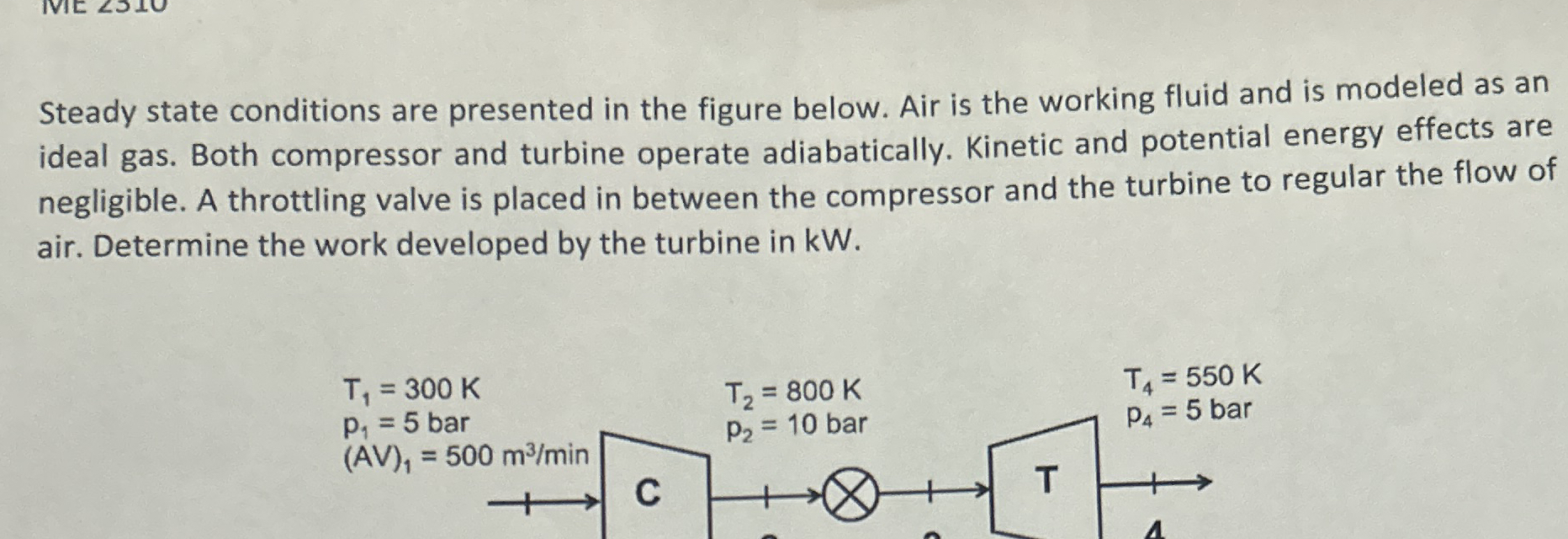 Solved Steady state conditions are presented in the figure | Chegg.com