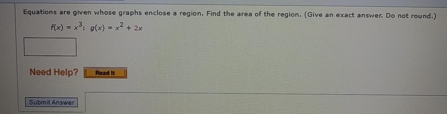 Solved Equations are given whose graphs enclose a region. | Chegg.com