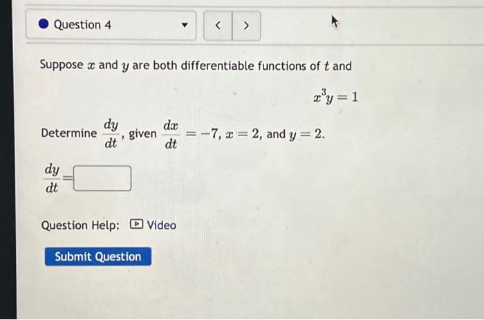 Solved Suppose x and y are both differentiable functions of | Chegg.com