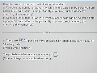 Solved Use StatCrunch to perform the following | Chegg.com