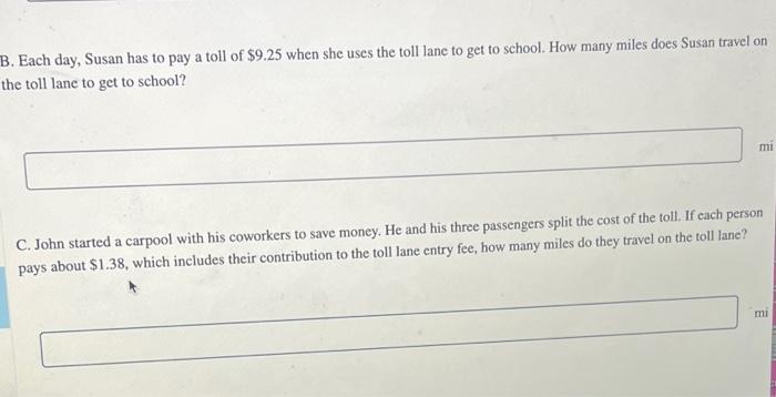 Solved A highway has an optional toll lane that drivers may | Chegg.com