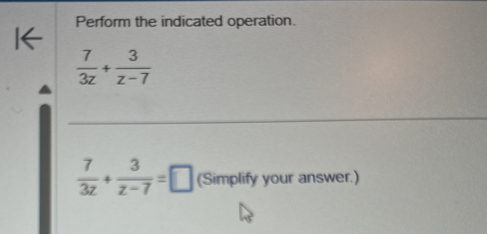 Solved Perform the indicated | Chegg.com