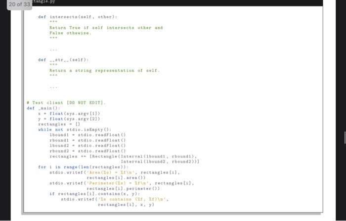 Solved Exercises Exercise 5. (Rectangle) Define a data type | Chegg.com