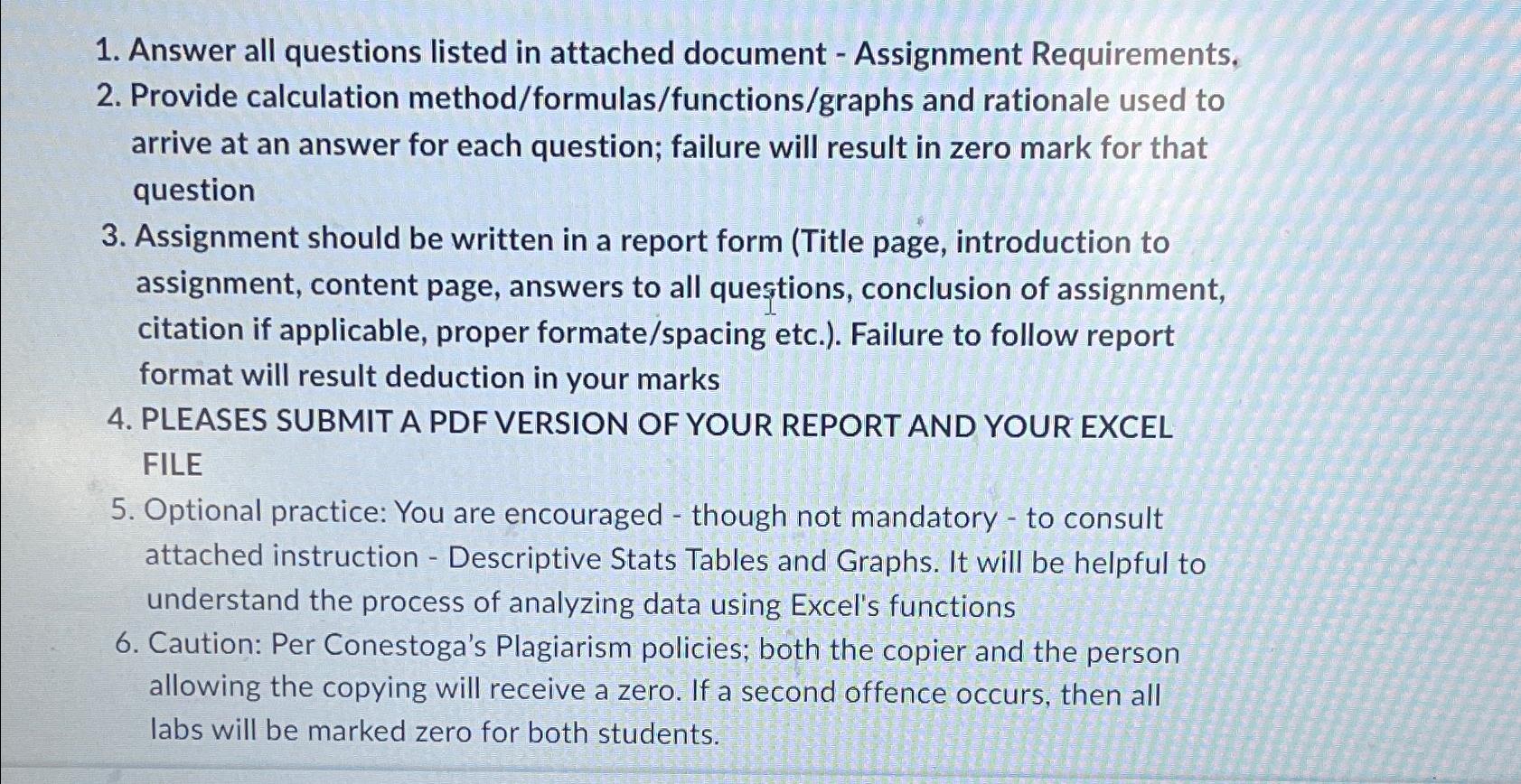 Solved Answer all questions listed in attached document - | Chegg.com
