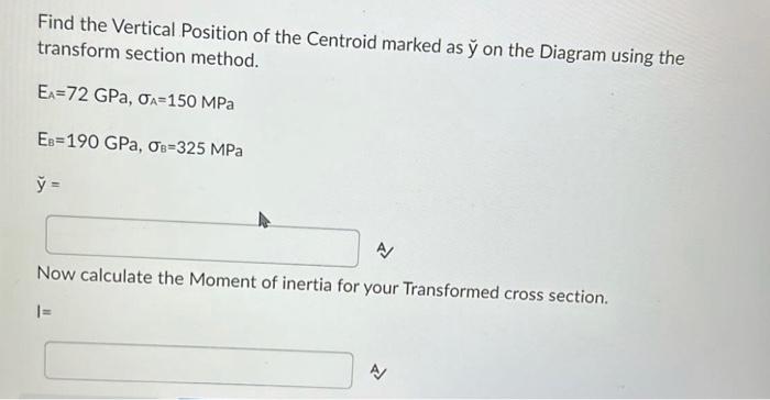 Solved Find the Vertical Position of the Centroid marked as | Chegg.com
