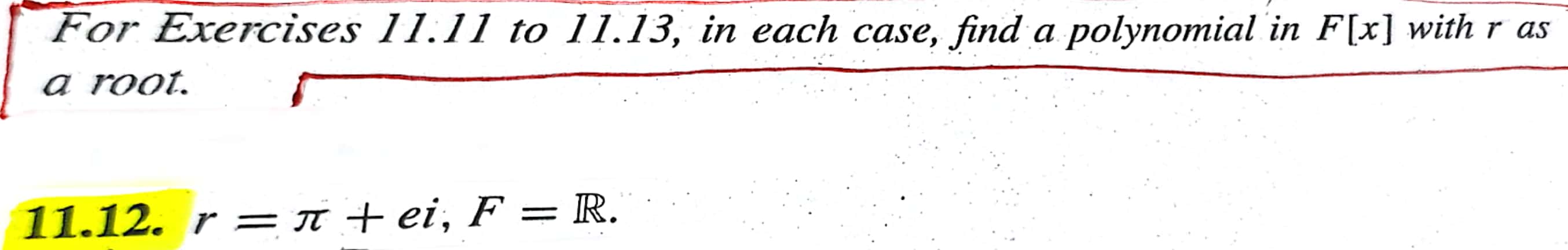 Solved For Exercises 11.11 ﻿to 11.13 , ﻿in each case, find a | Chegg.com