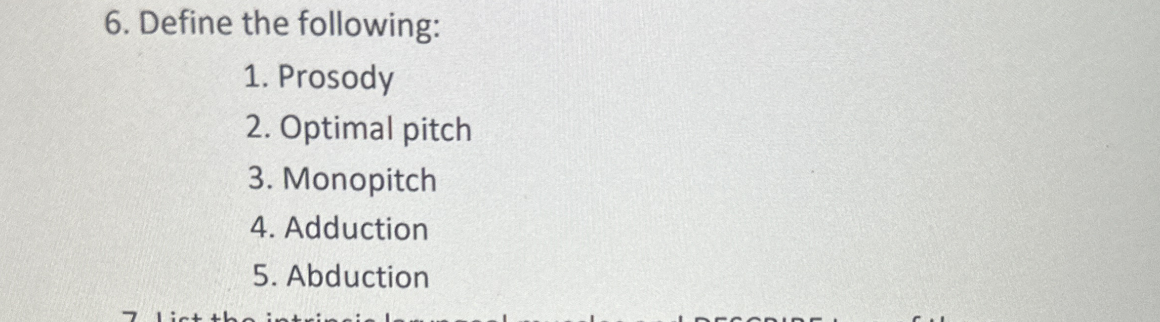 Solved Define the following:ProsodyOptimal | Chegg.com