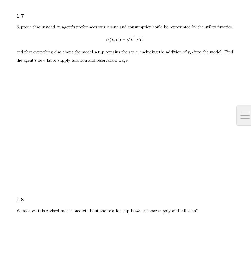 Solved Suppose an agent's preferences over hours spent in | Chegg.com