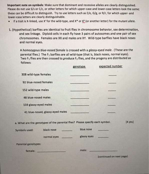 Solved Important note on symbols: Make sure that dominant | Chegg.com