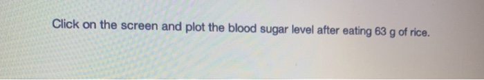 Solved what is the blood sugar level after eating 63g of | Chegg.com