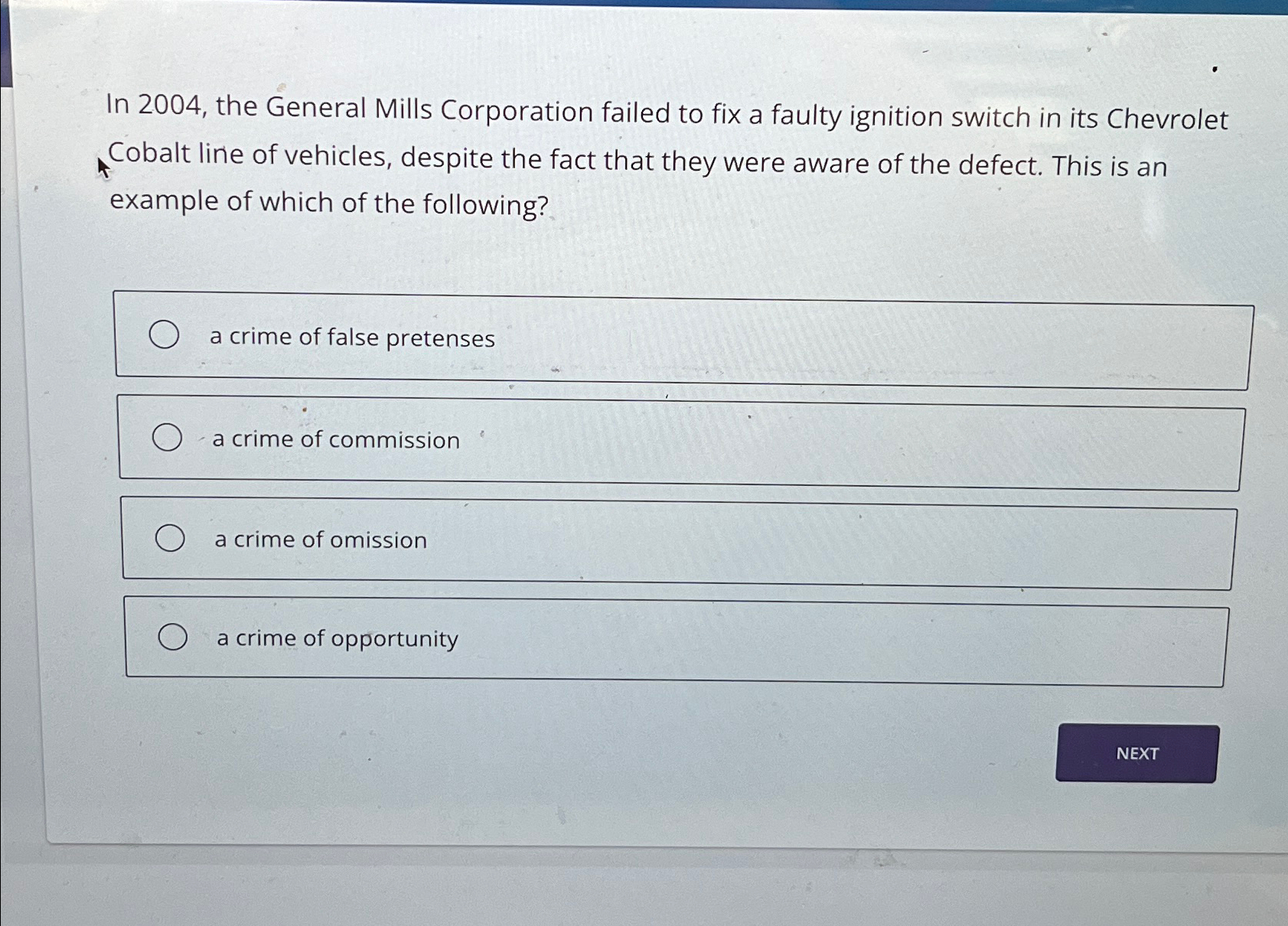Solved In 2004, ﻿the General Mills Corporation failed to fix | Chegg.com