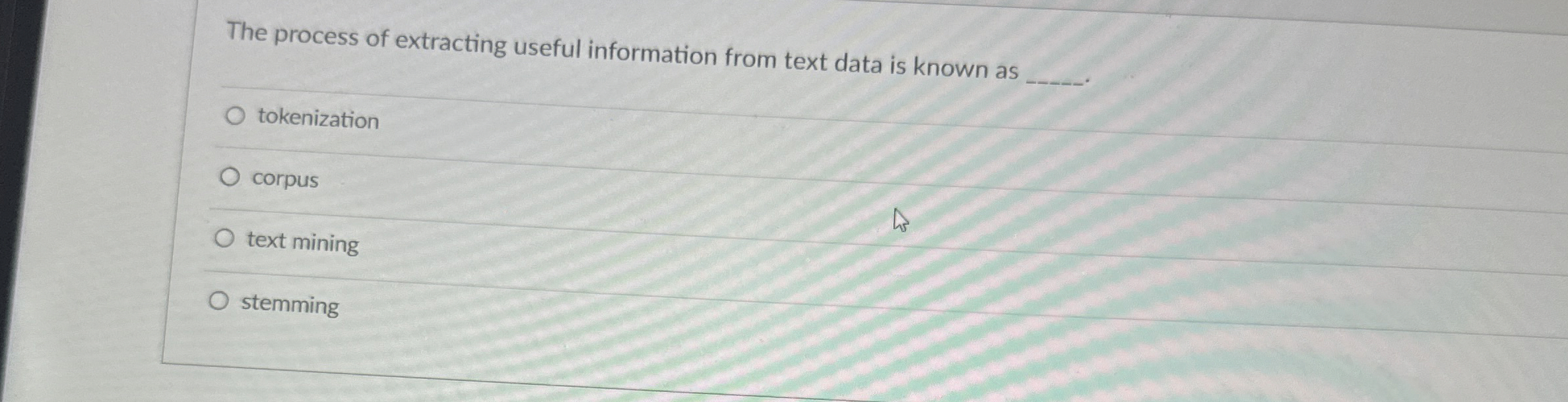 Solved The process of extracting useful information from | Chegg.com Solved The process of extracting useful information from | Chegg.com