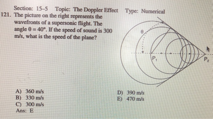 Solved Section: 15-5 Topic: The Doppler Effect Type: | Chegg.com