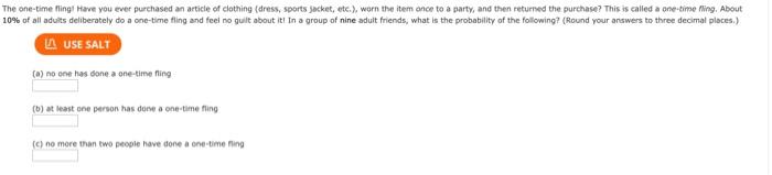 Solved A fair quarter is flipped 6 times. Compute the | Chegg.com