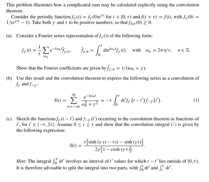 Solved This problem illustrates how a complicated sum may be | Chegg.com