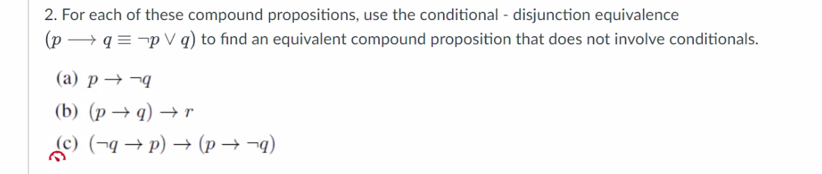 Solved For each of these compound propositions, use the | Chegg.com