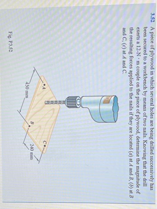 Solved 3.51 Two parallel 60-N forces are applied as shown to | Chegg.com