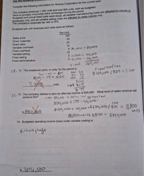 Solved please redo and show work for each to help me | Chegg.com