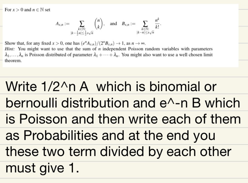 Solved For x>0 ﻿and ninN setHint:-Yat, for any fixed x>0, | Chegg.com